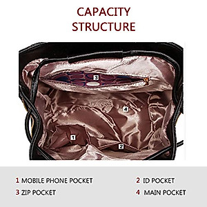 Women Mini Backpack Purse Cute Leather Shoulder Bag for Girls Travel Daypacks