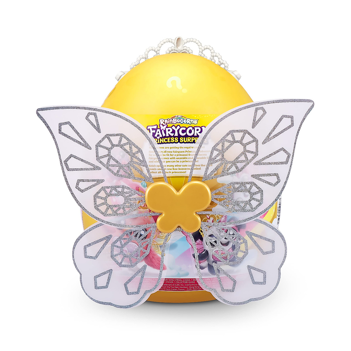 Rainbocorns Fairycorn Princess Surprise (Bear) by ZURU 11" Collectible Plush Stuffed Animal, Surprise Egg, Wearable Fairy Wings, Magical Fairy Princess, Ages 3+ for girls, Children