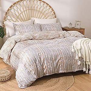 Lekesky Grey Duvet Cover Queen Size, Comforter Covers Queen 3pc Ultra Soft 100% Washed Microfiber Breathable Bedding Duvet Cover Set with Zipper Ties (1 Comforter Cover 90x90 +2 Pillow Cases)