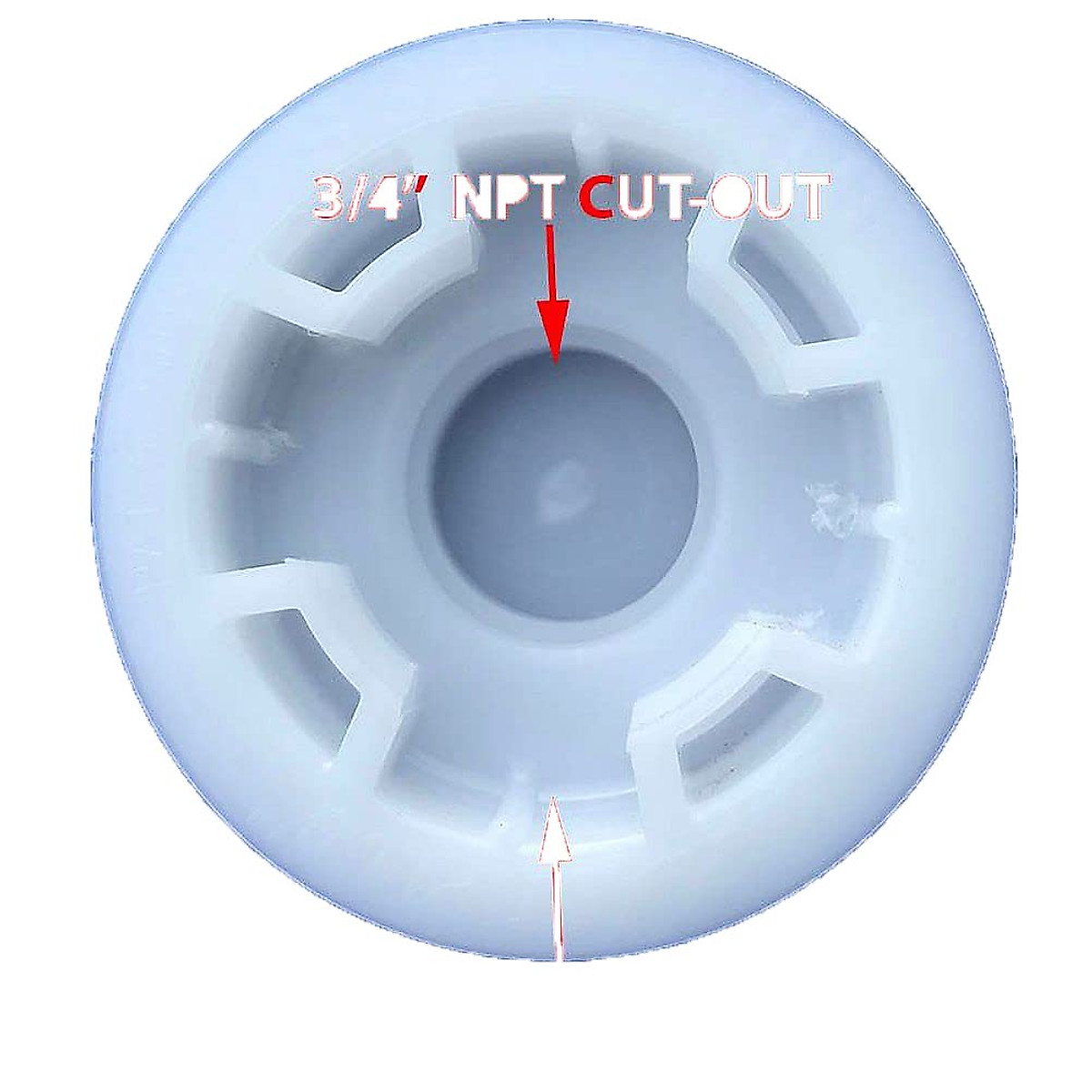 Poly Drum, Closed Head, 55 Gal, White