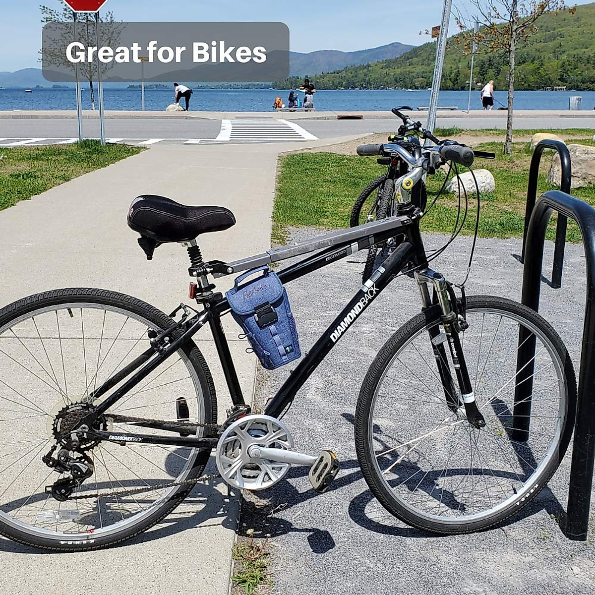 Anti-Theft Lockable Travel Safe & Portable Beach Chair Vault. As Seen on Shark Tank. Personal Safe thats Packable, Lightweight, & Slash Resistant. FlexSafe by AquaVault - Black Color