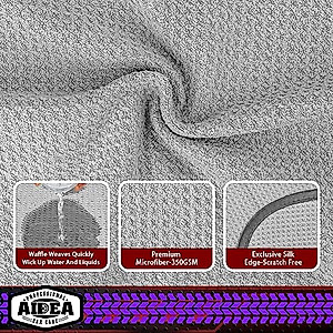 AIDEA Professional Microfiber Drying Towel-30 x22, Premium Car Drying Towel, Strong Water Absorbent & Scratch-Free, Safe for Car Wash, Home Cleaning & Pet Drying Cloths-1PK
