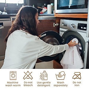 Ashley 60 Pack White Bar Towels for Kitchen (Yellow Stripe), 16X19 in, 100% Cotton Kitchen Towels, Cleaning Towels for Housekeeping, Multipurpose Cleaning Rags, Absorbent Terry Dish Towels, Barmop