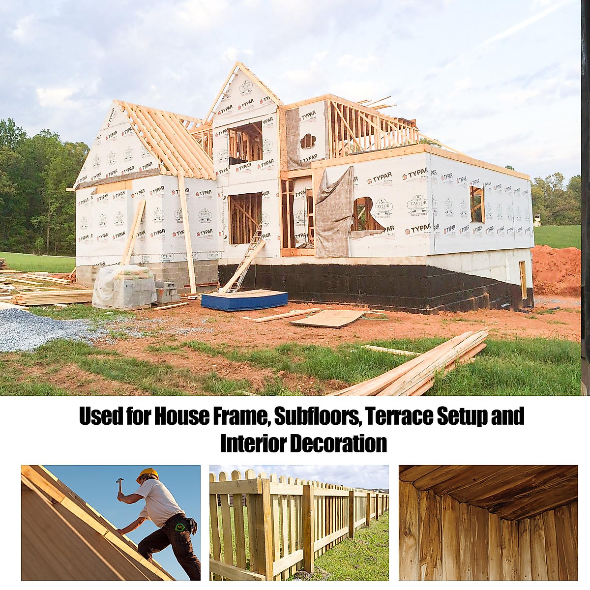 SITLDY 21 Degree Framing Nails 4 SIZES (2"+2-1/2"+3.0") Ring Shank+3-1/2" Smooth Shank), Full Round Head Hot Dipped Galvanized, 100 per Size, 400 Count, Assorted Size, 20 to 22 Degree Framing Nailer