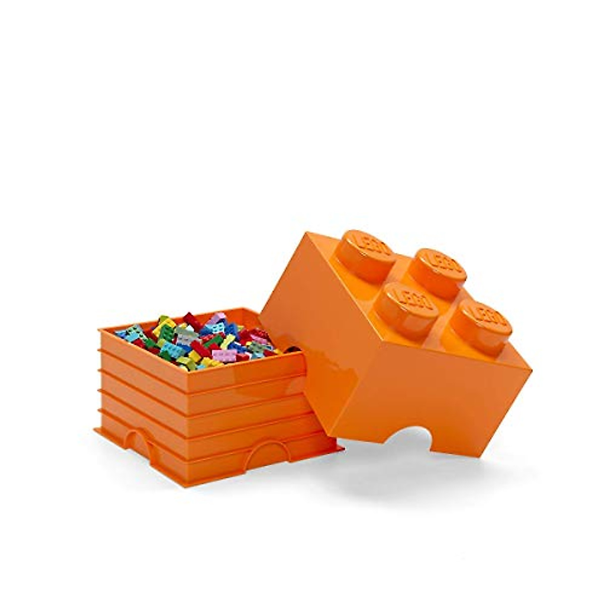 Lego Storage Brick 4 Orange