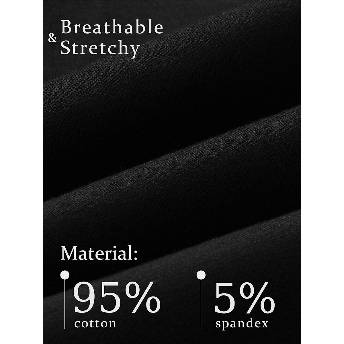 SEVEGO Men's 34" Inseam Tall Lightweight Cotton Joggers with Zipper Pockets Active Sweatpants Work Sports Track Pants Black XL