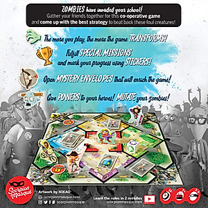 Zombie Kidz Evolution | Cooperative Game for Kids and Families | Ages 7+ | 2 to 4 Players | 15 Minutes