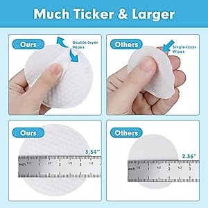 PICE PET Hypoallergenic Eye Wipes for Dog & Cats, Plant-Based Tear Stain Remover for Discharge, Crust, Allergies, Itching, Unscented,100 Count