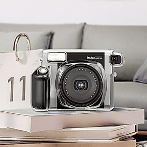 Fintie Protective Clear Case for Fujifilm Instax Wide 300 Instant Film Camera - Crystal Hard Cover with Precise Cutout, Clear