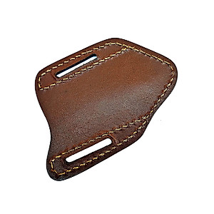 5" Long Handmade Leather Sheath for Folding Knife Pocket Knife Leather Sheath for 5"—6" Pocket Knife