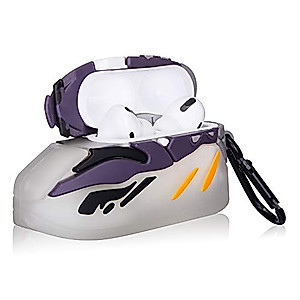 Jowhep Case for AirPod Pro 2019/Pro 2 Gen 2022 Cartoon Cute Silicone Cover with Keychain Fashion Funny Soft Skin for Air Pods Pro Girls Women Boys Kawaii Shell Fun Cases for AirPods Pro Luminous Shoes