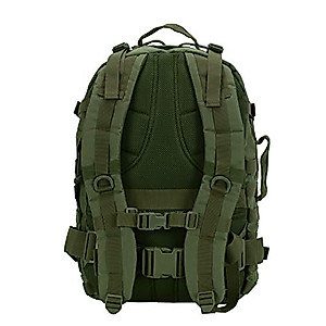 Rockland Military Tactical Laptop Backpack, Green, Large