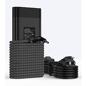 200W-Charger-HP-Omen-Charger - Laptop Power Adapter for Pavilion Gaming, Victus 15 16, ZBook Studio 15 17 G3 G4 G5,Spectre X360 16-f2097nr 15-eb0065nr, Envy 15-ep0098nr 16-h0787nr 16-h0747nr Blue Tip