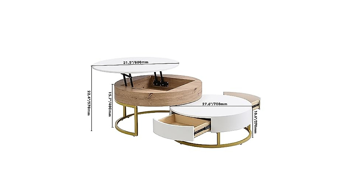 Merax Nesting Coffee Tables: Stylish & Functional Set