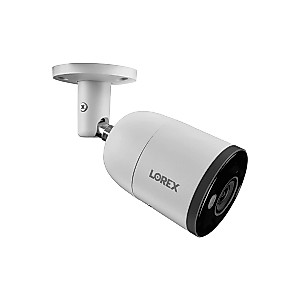 Lorex 4K IP Ultra HD Wired Bullet Security Camera with Smart Deterrence and Smart Motion Detection for Indoor and Outdoor Use (Renewed)