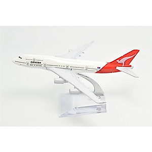 TANG DYNASTY(TM) 1:400 16cm B747-400 Qantas Metal Airplane Model Plane Toy Plane Model
