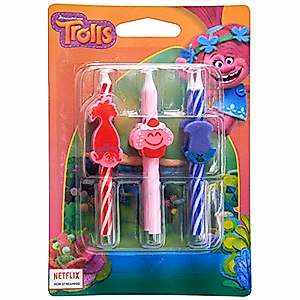 Trolls Birthday Cake Candles Party Decoration