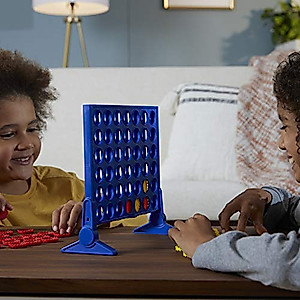 Connect 4 Classic Grid Board Game, 4 in a Row Game, Strategy Board Games for Kids, 2 Player Board Games for Family and Kids, Ages 6 and Up