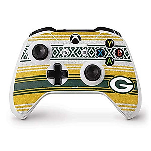 Skinit Decal Gaming Skin Compatible with Xbox One S Controller - Officially Licensed NFL Green Bay Packers Trailblazer Design