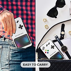 HEIYING Switch Game Card Case for Nintendo Switch / OLED / Lite,Customized Pattern Portable Travel Carry Case with 72 Game Card Slots and 24 Micro SD Cards Slots