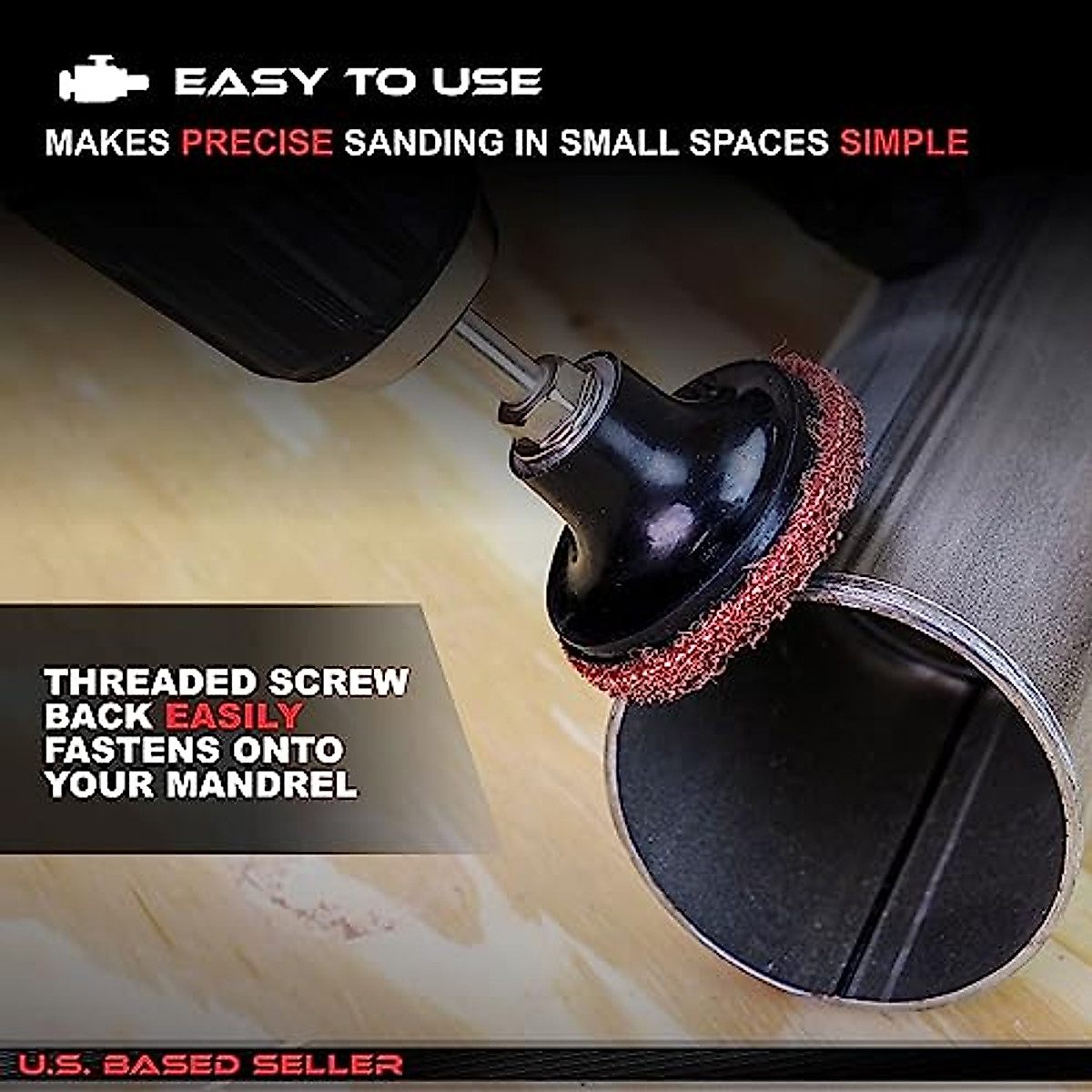 ABN Surface Conditioning Discs - 2in, Medium Grit, 25-Pack, Best Value