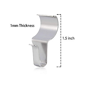 No-Hole Hooks Vinyl Siding Hangers - Low Profile- 4PK