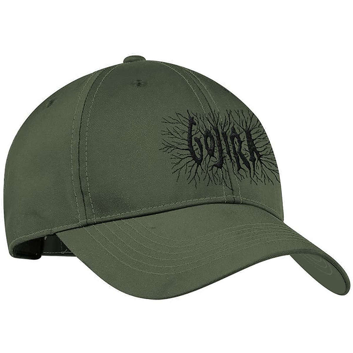 Gojira Men's Branches Logo Baseball Cap Adjustable Green, One Size