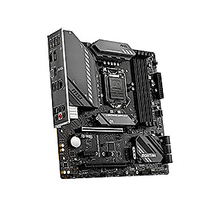 MSI MAG B560M MORTAR Gaming Motherboard (mATX, 11th/10th Gen Intel Core, LGA 1200 Socket, DDR4, PCIe 4, CFX, M.2 Slots, USB 3.2 Gen 2, 2.5G LAN, DP/HDMI)