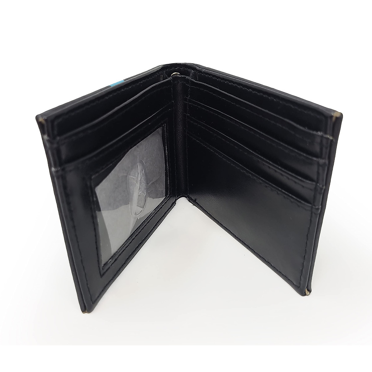 Minecraft Diamond Sword in blue light Bi-Fold Faux Leather Wallet