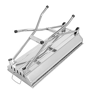 Compact and Foldable Stainless Steel Grill for Camping and Tailgating - Portable Charcoal BBQ Smoker with Removable Grate and Ash Adjustable Air Vents - Outdoor Cooking Made Easy