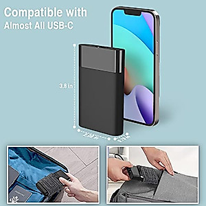 2023 New Slim HP 65W USB C Laptop Charger Replacement for HP Spectre-X360-EliteBook-Chromebook-ProBook-Envy-Pavilion- Elite x2 3PN48AA#ABA Fast Charging Type C Slim Travel Power Adapter