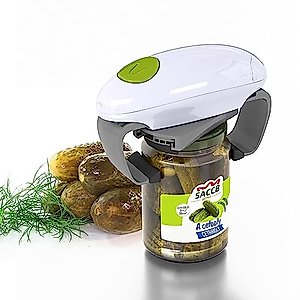 Homelet Electric Jar Opener for Weak Hands Automatic Powerful Effortless Bottle Jar Opener Hand Free Prime Unique Kitchen Gadget for/Arthritics/Senior/Women/Chef Lid Gripper for All Size Caps