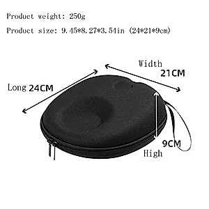 Hounyoln Hard Headphones Case for Sony WH-CH720N, Compatible with Sony WH-CH720N Wireless Noise Canceling Gaming Headset Carrying Case Over-Ear Headphones Storage Box (24 * 21 * 9cm)