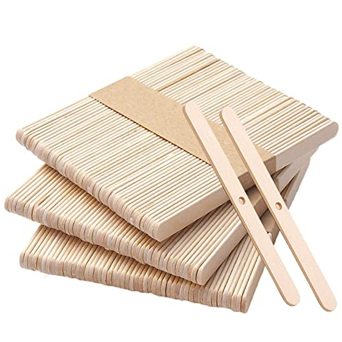 Wooden Candle Wick Holders Pack of 150pcs Wick Centering Devices Candle Wick Bars for Candle Making … (4.5inch - 150pcs)