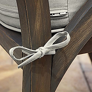 Arden Selections ProFoam Performance Outdoor Seat Cushion 18 x 18, Sand Cream