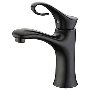 Dawn AB06 1295DBR Single-Lever Lavatory Faucet, Dark Brown Finished