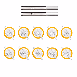 YXZHENG 10PCS 3V CR2025 Save Game Batteries Tabs with 3.8mm, 4.5mm and Y Security Screw Bits 3 Tools for Game boy Color Pokemon Blue, Red, Gold, Silver, and Crystal Save Batteries Battery (10XCR2025)