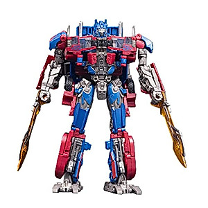 LIANGLIDE Transform Car Toy Deformed Car Robot Toys Alloy Version Robot Boy Model Figure Action Figure Toy Transforming Robot Car Toy for Boys and Girls Gifts(F)