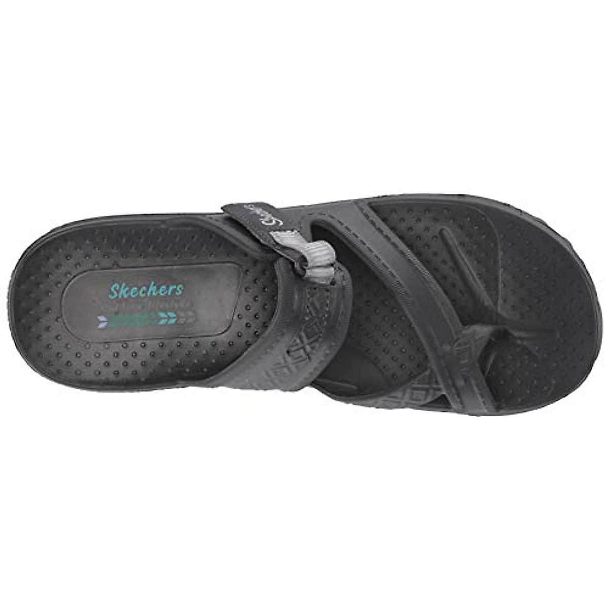 Skechers Women's Thong, Charcoal, N/A