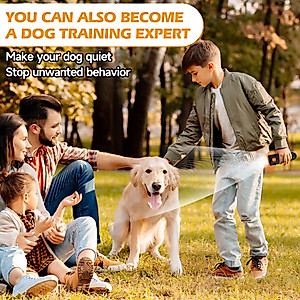 MZBYDLM Anti Barking Device Ultrasonic Dog Bark Deterrent LED Flash+Sound Wave Drive Dog Barking Deterrent Dog Barking Control Devices Ultrasonic Bark Control Training &Behavior Aids for Dogs