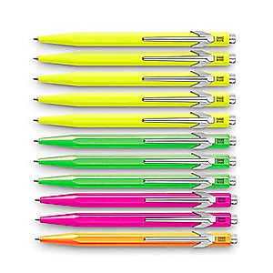 Creative Art Materials Caran D'ache Ballpoint Pen Metal Flur Green (849.230)