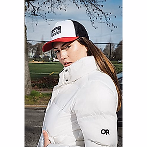 Outdoor Research Advocate Trucker Cap – Snap Closure & Breathable Mesh Back with Vintage Design