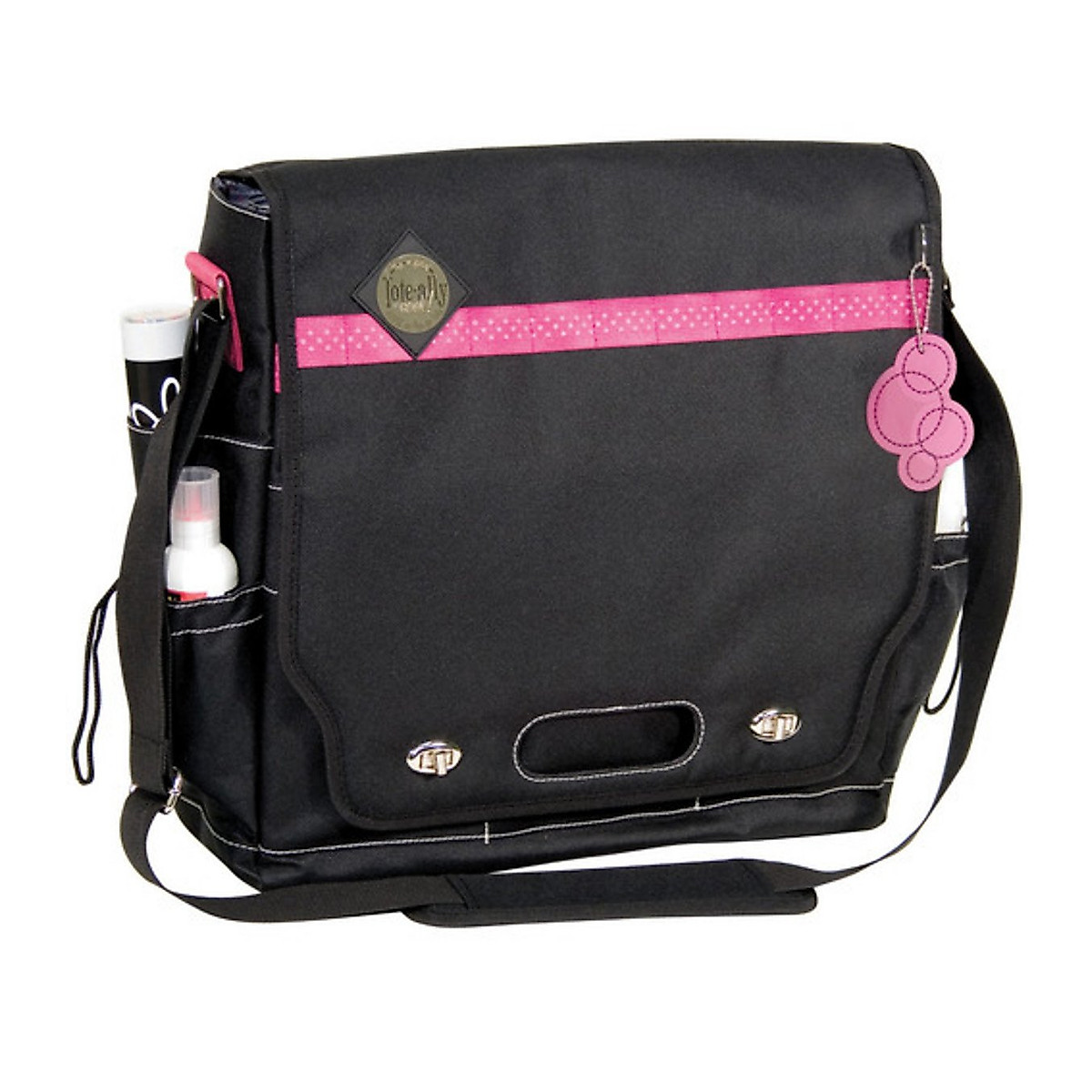 Advantus Tote, Ally Cool! Shoulder Bag, Wild Berry and Black