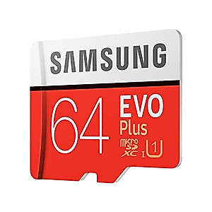 Samsung MicroSD EVO Plus Series 100MB/s (U3) Micro SDXC Memory Card with Adapter MB-MC64GA (64GB)