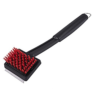 Char-Broil Safer Replaceable Head Nylon Bristle Grill Brush with Cool Clean Technology