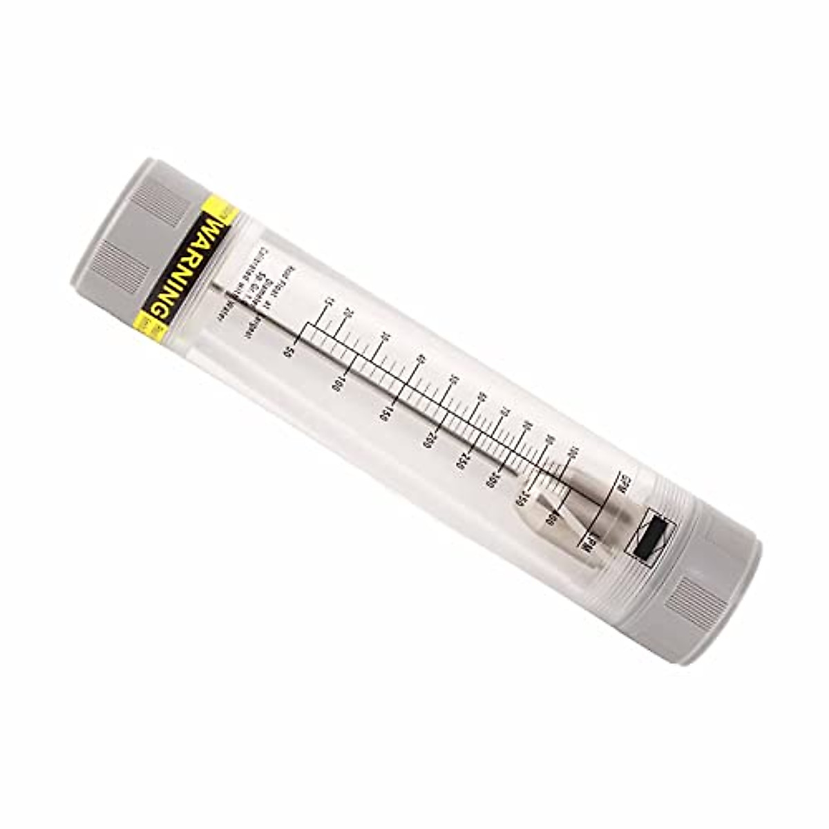 Liquid Flow Meter, Acrylic Plexiglass Tube Water Liquid Flowmeter Flow Measuring Tool LZM-40G 10-100GPM G1-1/2" or BSP Connection Used for Measuring The Flow Rate of Liquid Medium