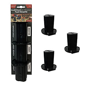 StealthMounts Locking Milwaukee M12 Tool Holder 3 Pack of Milwaukee Tool Holder M12 Mount | Milwaukee Tool Organizer | Milwaukee Tool Storage | Milwaukee 12V Tool Holder | Made in UK