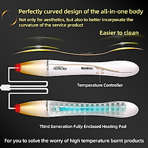 Heating Stick LED Indicator Light Heating Stick Heating Stick Dual Head Toy Heating Stick Warming Stick Heating Meat Stick USB Hand Warmer 42℃ Auto Control + 4 Pcs Drying Stick Dryer