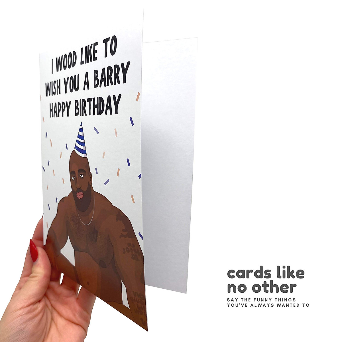 Sleazy Greetings Funny Birthday Card Meme For Him Or Her | Barry Wood Happy Birthday Card