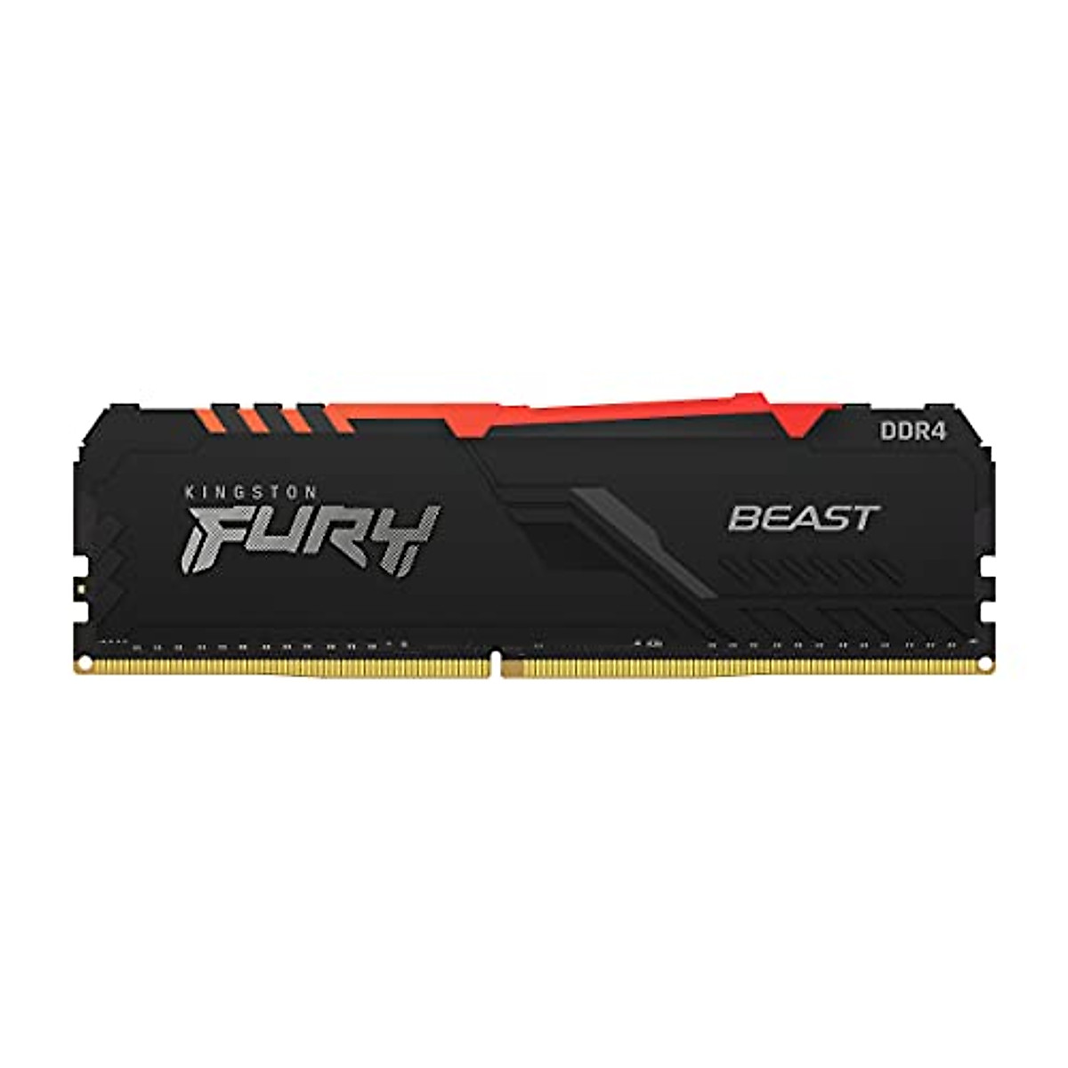 Kingston FURY Beast RGB 32GB (2x16GB) 3200MT/s DDR4 CL16 Desktop Memory Kit of 2 | Infrared Syncing | Intel XMP | AMD Ryzen | Plug n Play | KF432C16BBAK2/32